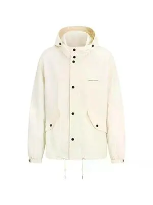 Armani Exchange Crinkled Logo Patch Parka