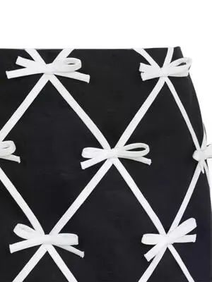Moschino Bow-embellished Mini Skirt