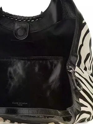 GIANNI CHIARINI Large Dua Zebra-print Tote Bag - Neutrals