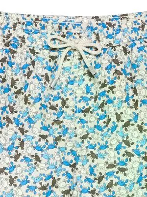 MC2 SAINT BARTH Lighting Micro Fantasy Crab-print Swim Shorts - Neutrals