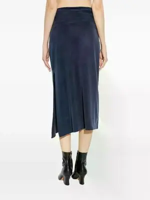 IRO PARIS Ruched Midi Skirt