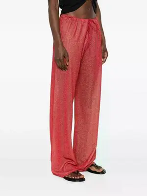 Oseree Lumière Drawstring Wide-leg Trousers