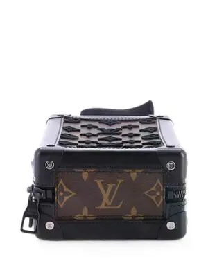 LOUIS VUITTON Vertical Soft Trunk Bag Monogram Tuffetage Canvas Crossbody Bag