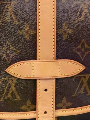 LOUIS VUITTON Monogram Saumur 30 Crossbody Bag - Brown