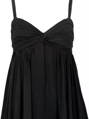 Fendi Flared Mini Dress With Twist Detail