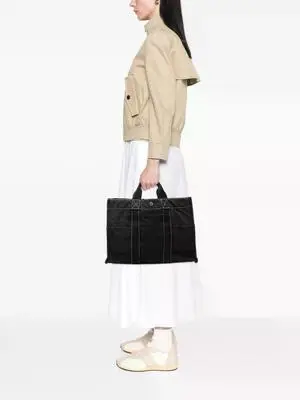 Hermès Canvas Fourre Tout Mm Tote Bag