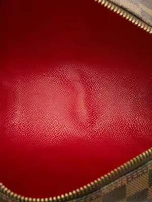 LOUIS VUITTON Damier Ebene Papillon 30 Handbag - Brown