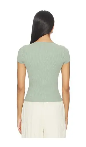 Free People Most Wanted Ribbed Cardigan - Sage
