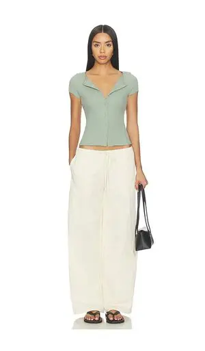 Free People Most Wanted Ribbed Cardigan - Sage