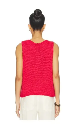 Free People Opal Knit Tank - Red