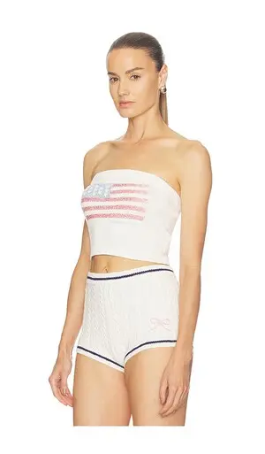 LoveShackFancy Deserae Tube Top