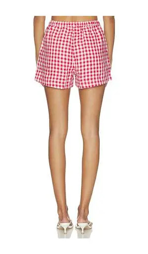 Rails Jenner Gingham Shorts - Red