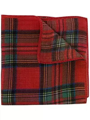 Polo Ralph Lauren Tartan Check Pocket Square - Red