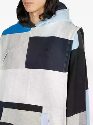 (DI)VISION Patchwork Jersey Hoodie