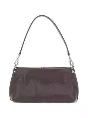GIANNI CHIARINI Fanny Tumbled Leather Shoulder Bag - Brown