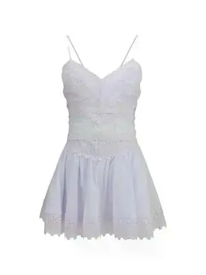 Charo Ruiz Ibiza Aveline Lace-panelled Dress