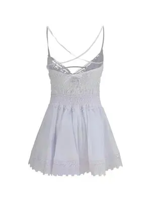 Charo Ruiz Ibiza Aveline Lace-panelled Dress