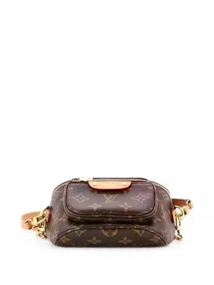 LOUIS VUITTON Monogram Canvas Mini Belt Bag - Brown