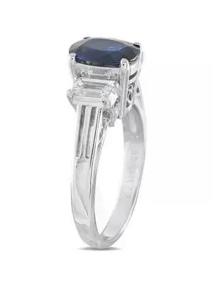 LB EXCLUSIVE Sapphire And Diamond Ring - Silver