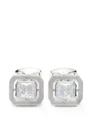 Tateossian Crystal-embellished Cufflinks - Silver