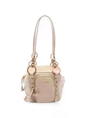 Prada Tangle Mini Shoulder Bag - Neutrals