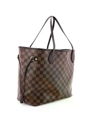 LOUIS VUITTON Damier Neverfull Mm Tote Bag - Brown
