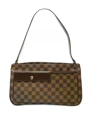 LOUIS VUITTON Damier Ebene Aubagne Shoulder Bag - Brown
