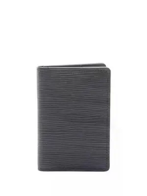 LOUIS VUITTON 2021-2026 Epi Card Holder - Black