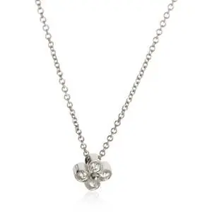 Tiffany & Co. Diamond Pendant Necklace - Platinum