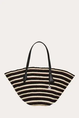 LIFFNER Sprout Basket Dark Multi Striped - Black