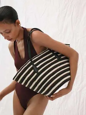 LIFFNER Sprout Basket Dark Multi Striped