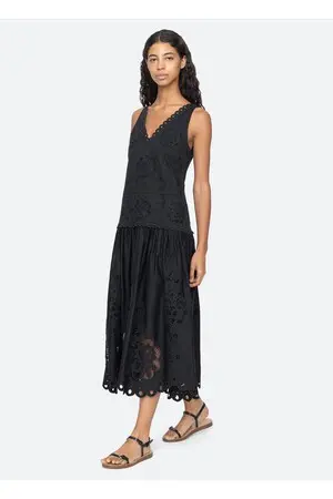 Sea Gardener Dress Black
