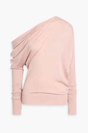 TOM FORD Oneshoulder Cashmere And Silkblend Sweater