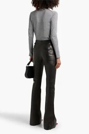 TOM FORD Leather Flared Pants