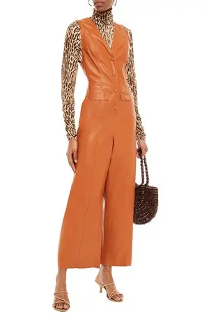 Nanushka Freya Vegan Leather Jumpsuit