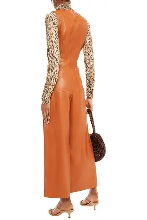 Nanushka Freya Vegan Leather Jumpsuit