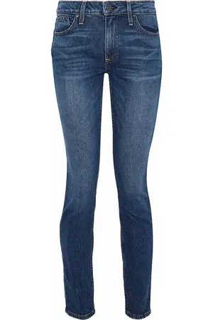 Alice + Olivia Alice Olivia Good Studded Midrise Skinny Jeans - Mid Denim