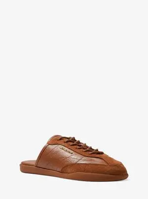 Michael Kors Nolan Leather Mule - Brown