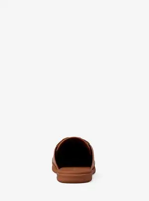 Michael Kors Nolan Leather Mule - Brown