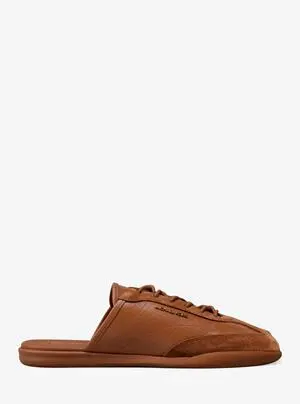 Michael Kors Nolan Leather Mule - Brown