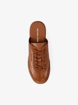 Michael Kors Nolan Leather Mule - Brown