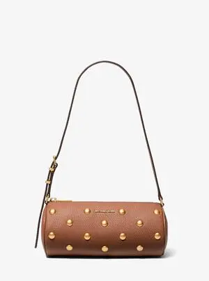 Michael Kors Izzy Small Studded Barrel Pochette - Brown