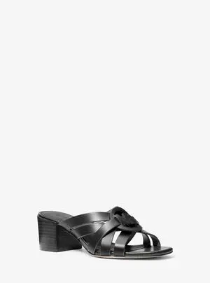 Michael Kors Erika Leather Sandal