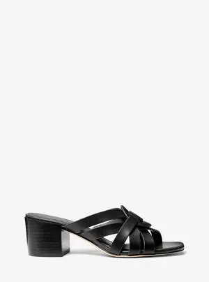 Michael Kors Erika Leather Sandal