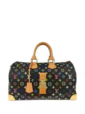 LOUIS VUITTON X Takashi Murakami 2013 Speedy Handbag - Black