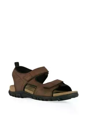 Geox Strada Perforated Touch-strap Sandals