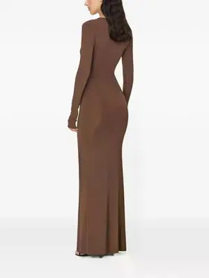 KOROBEYNIKOV Maxi Dress With Gold-tone Hardware