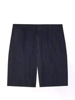 Nn07 Seersucker Elasticated Shorts - Blue