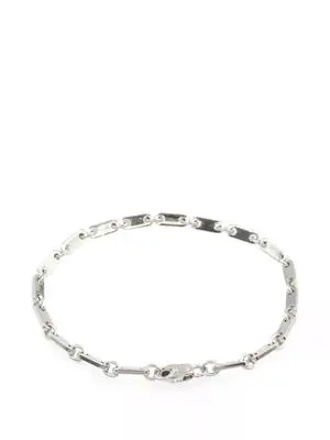 Cartier 18k White Gold Figaro Link Bracelet