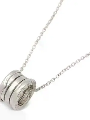 BVLGARI 18kt White Gold B.zero1 Pendant Necklace